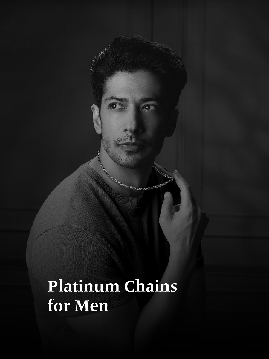 Buy Platinum Chain for Men - Stylish Modern Designs – Jewelove™