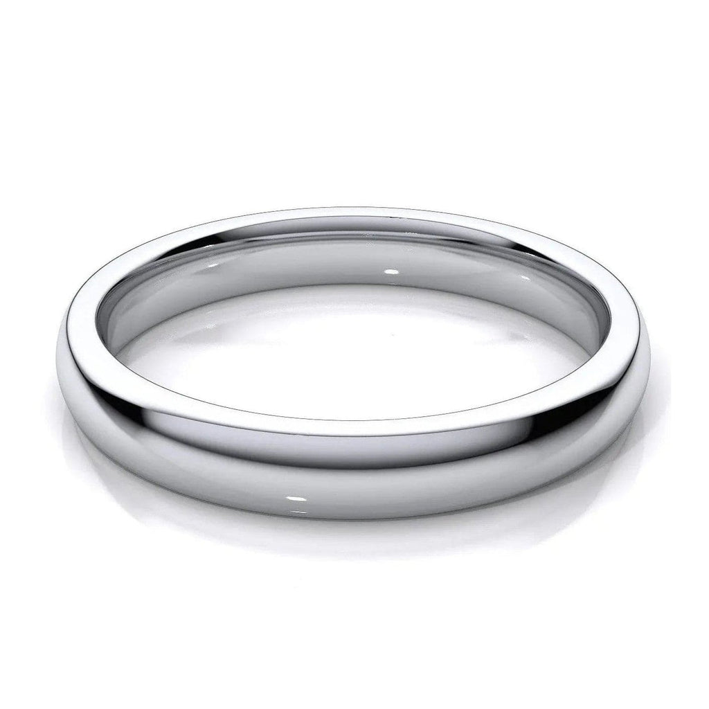 3mm Wide Platinum Wedding Band SJ PTO 223 – Jewelove™