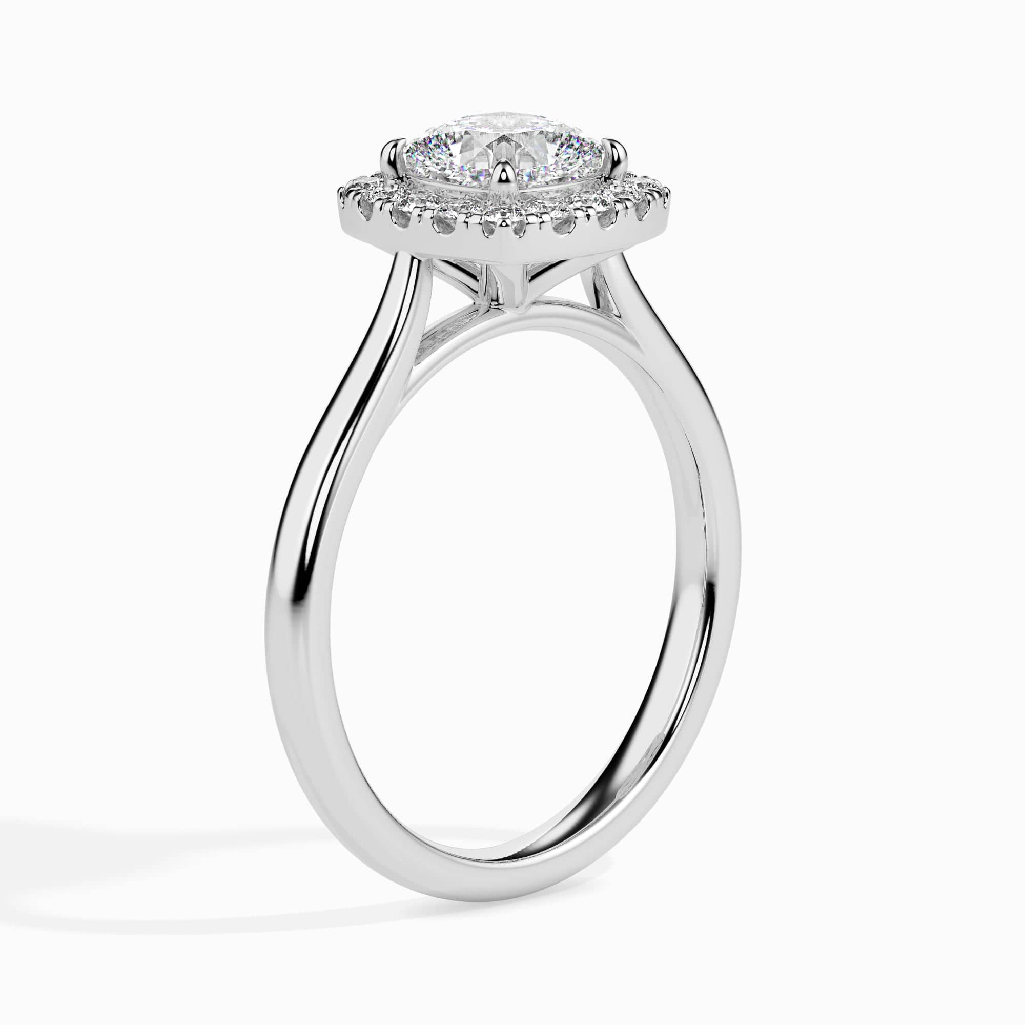 Jewelove™ Rings Women's Band only / VVS G 50-Pointer Cushion Cut ...