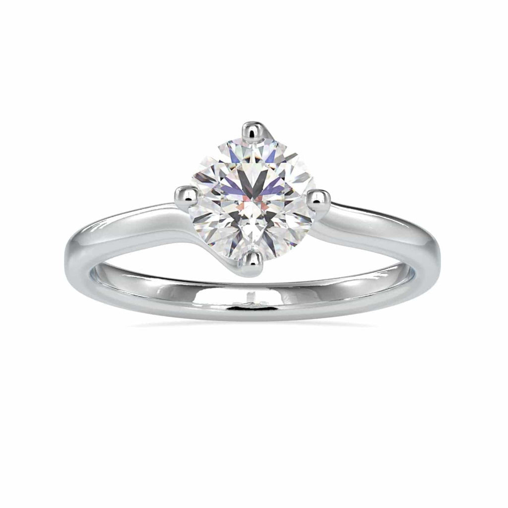 50-Pointer Solitaire Platinum Engagement Ring JL PT 0053-A – Jewelove™