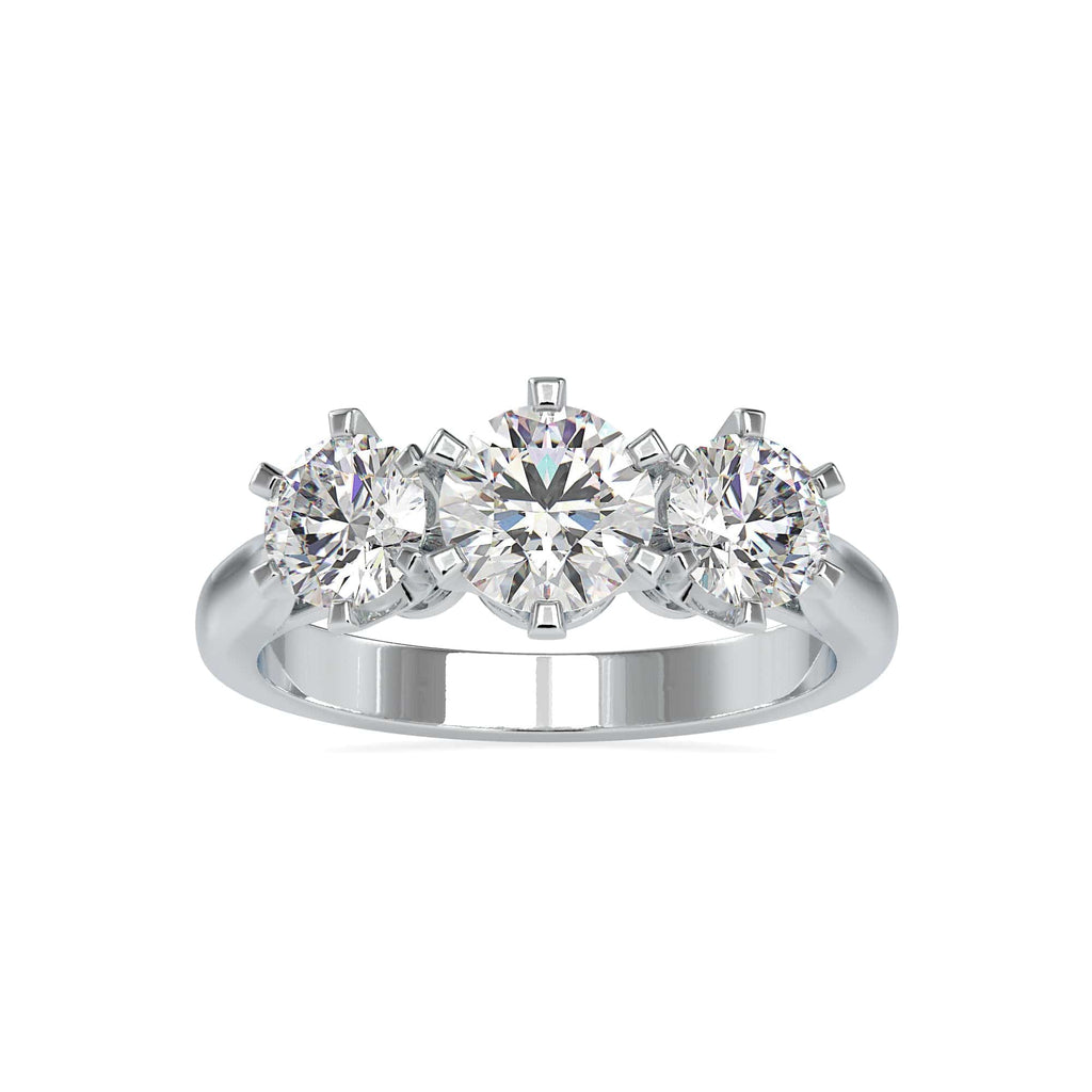 50-Pointer Solitaire Platinum Engagement Ring JL PT 0061-A – Jewelove™