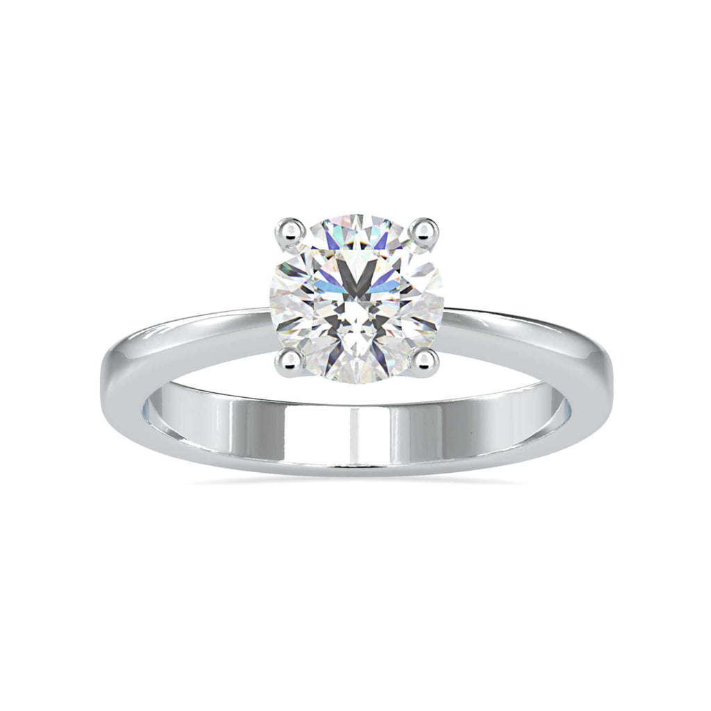 50-Pointer Solitaire Platinum Engagement Ring JL PT 0142-A – Jewelove™