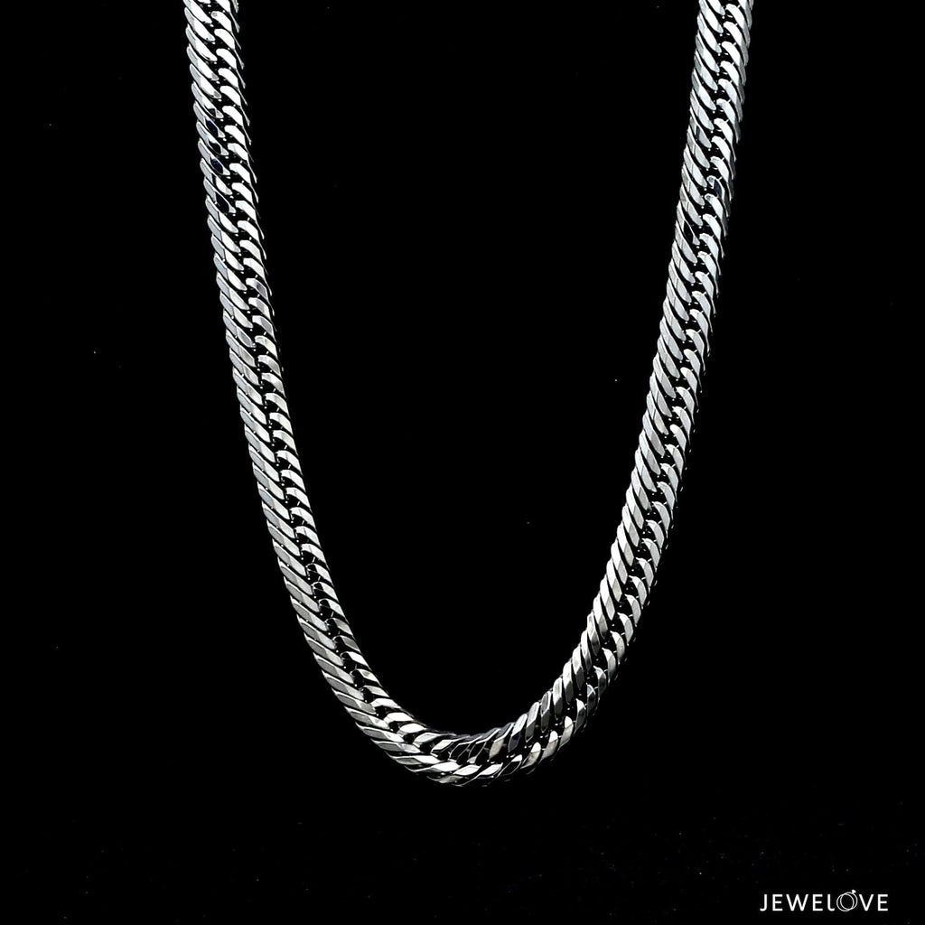 6mm Japanese Platinum Cuban Heavy Chain for Men JL PT CH 1005-Z – Jewelove™