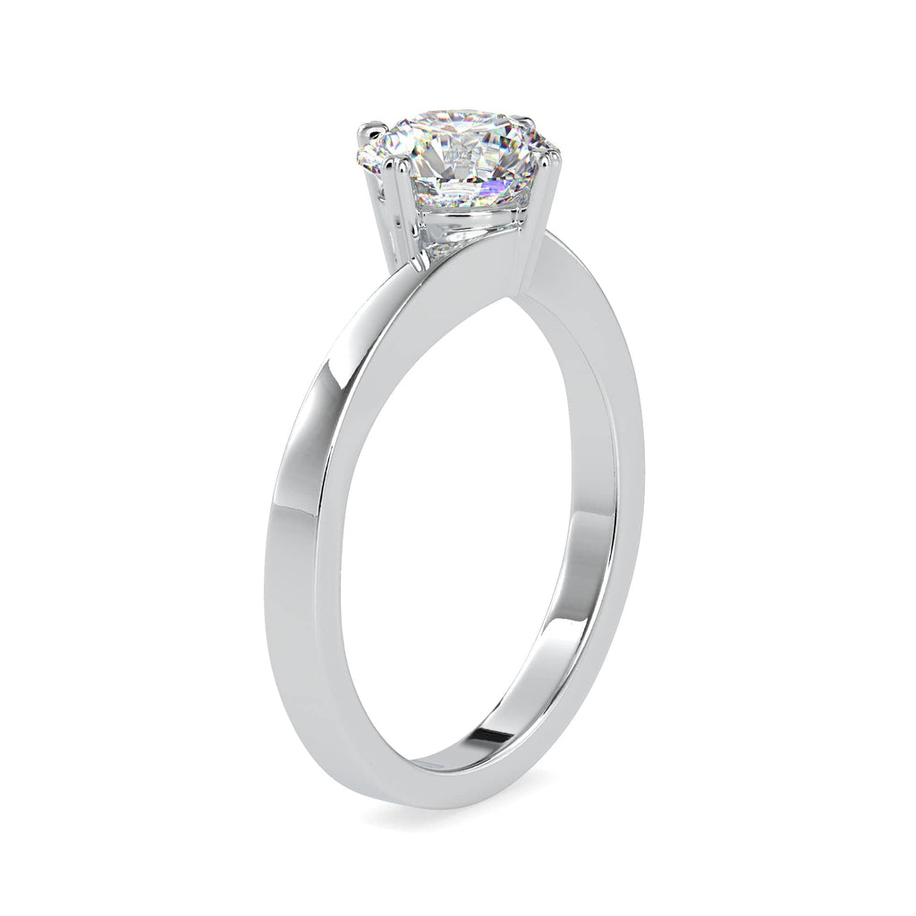 Jewelove™ Rings VS I / Women's Band only 70-Pointer Solitaire Platinum ...