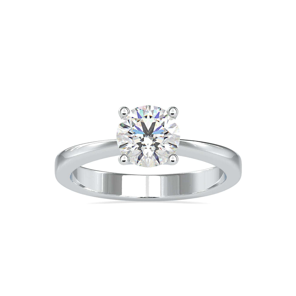 Jewelove™ Rings VS J / Women's Band only 70-Pointer Solitaire Platinum ...