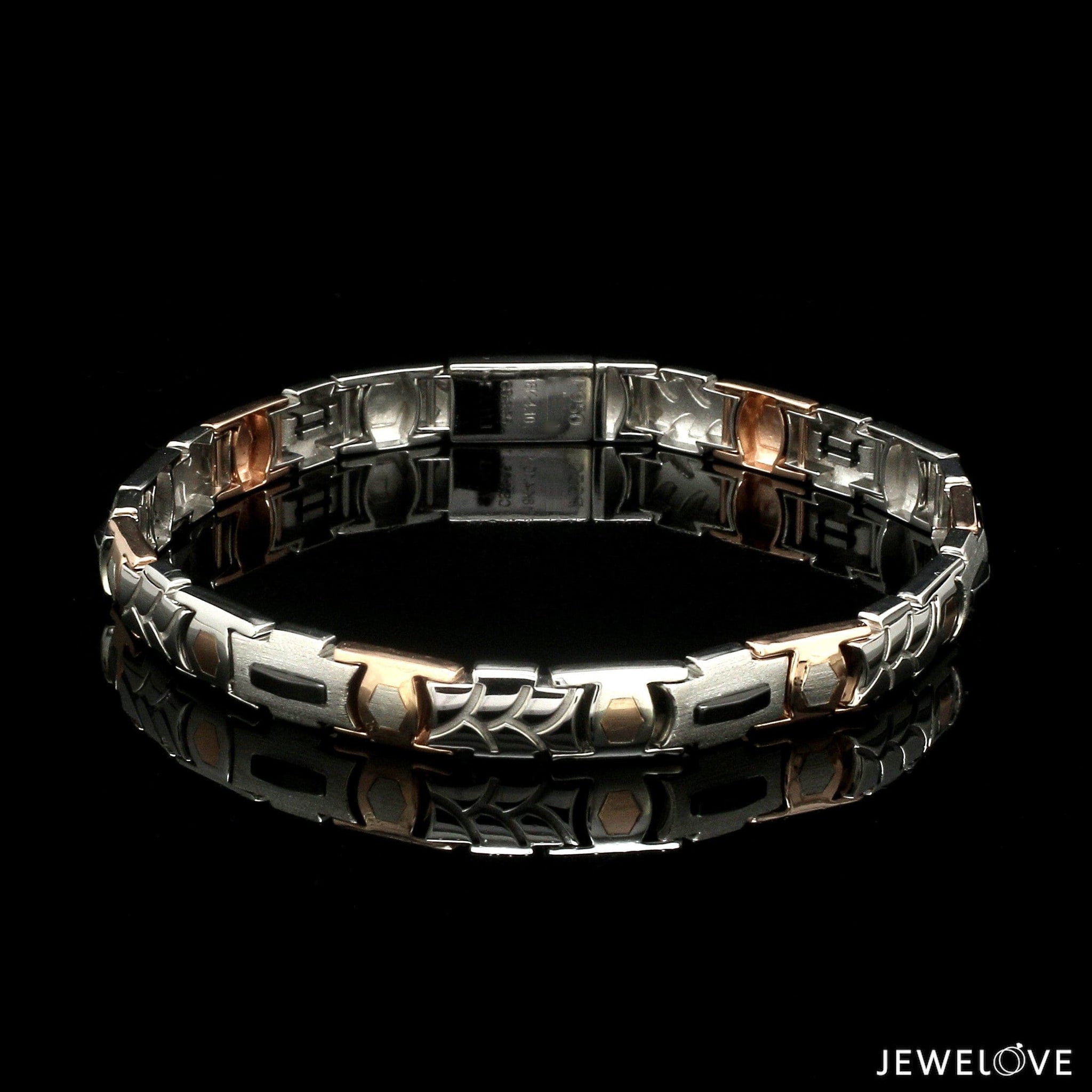 Men of Platinum | 6.25mm Platinum Rose Gold Chain for Men JL PT CH 141 ...