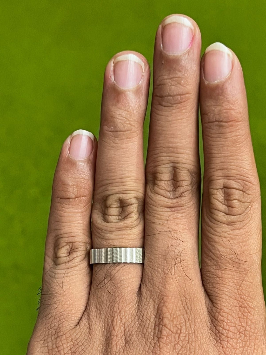 Customised Plain Platinum Ring