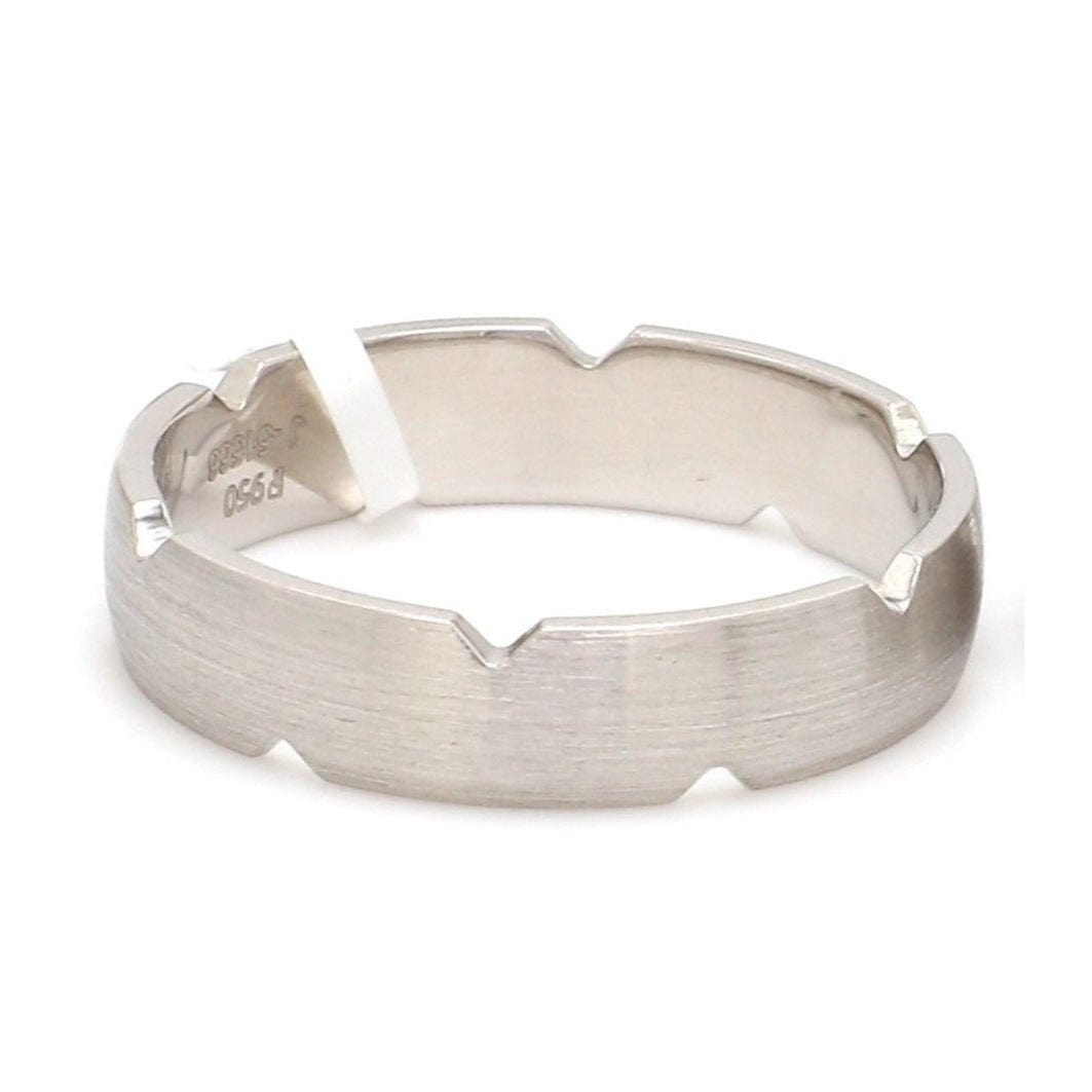 Jewelove™ Rings Men's Band only Designer Platinum Diamond Couple Rings ...