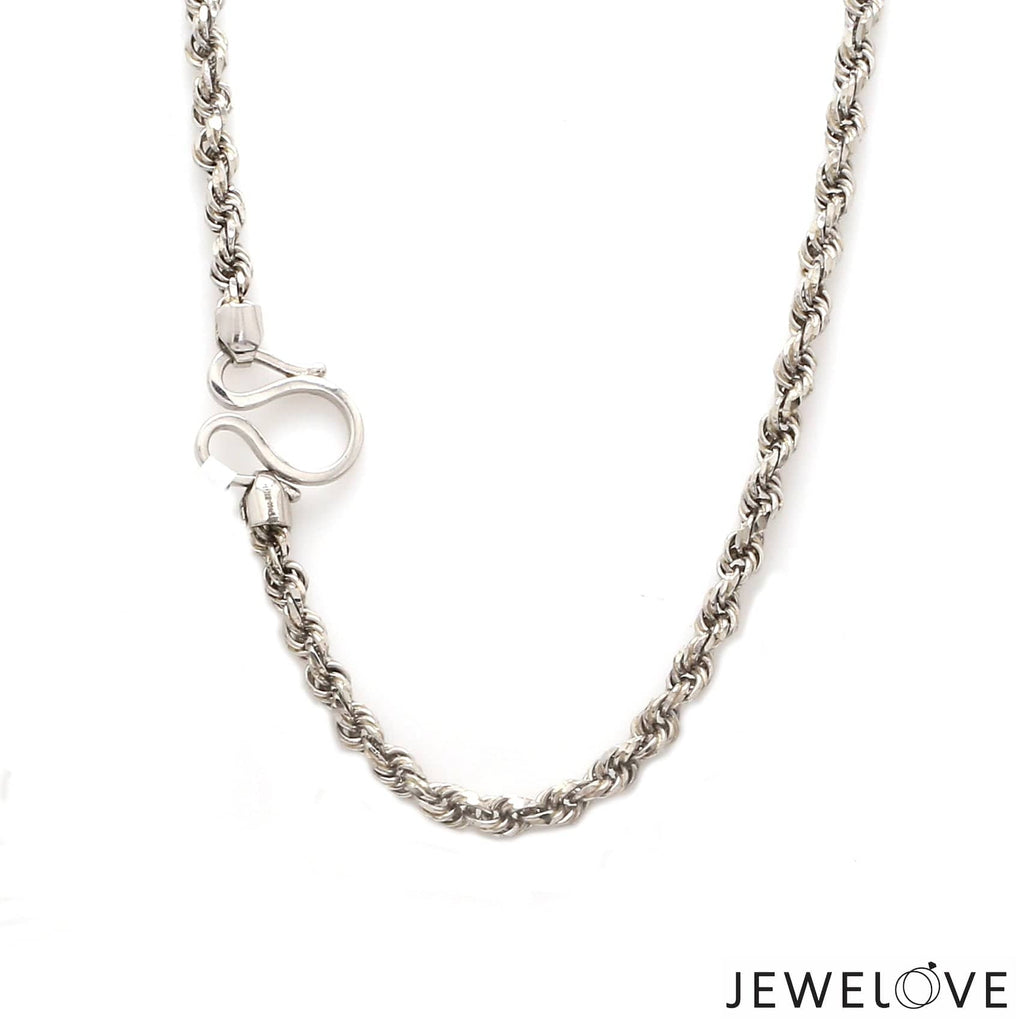 Jewelove™ Chains Men of Platinum | 3.75mm Platinum Rope Chain for Men ...