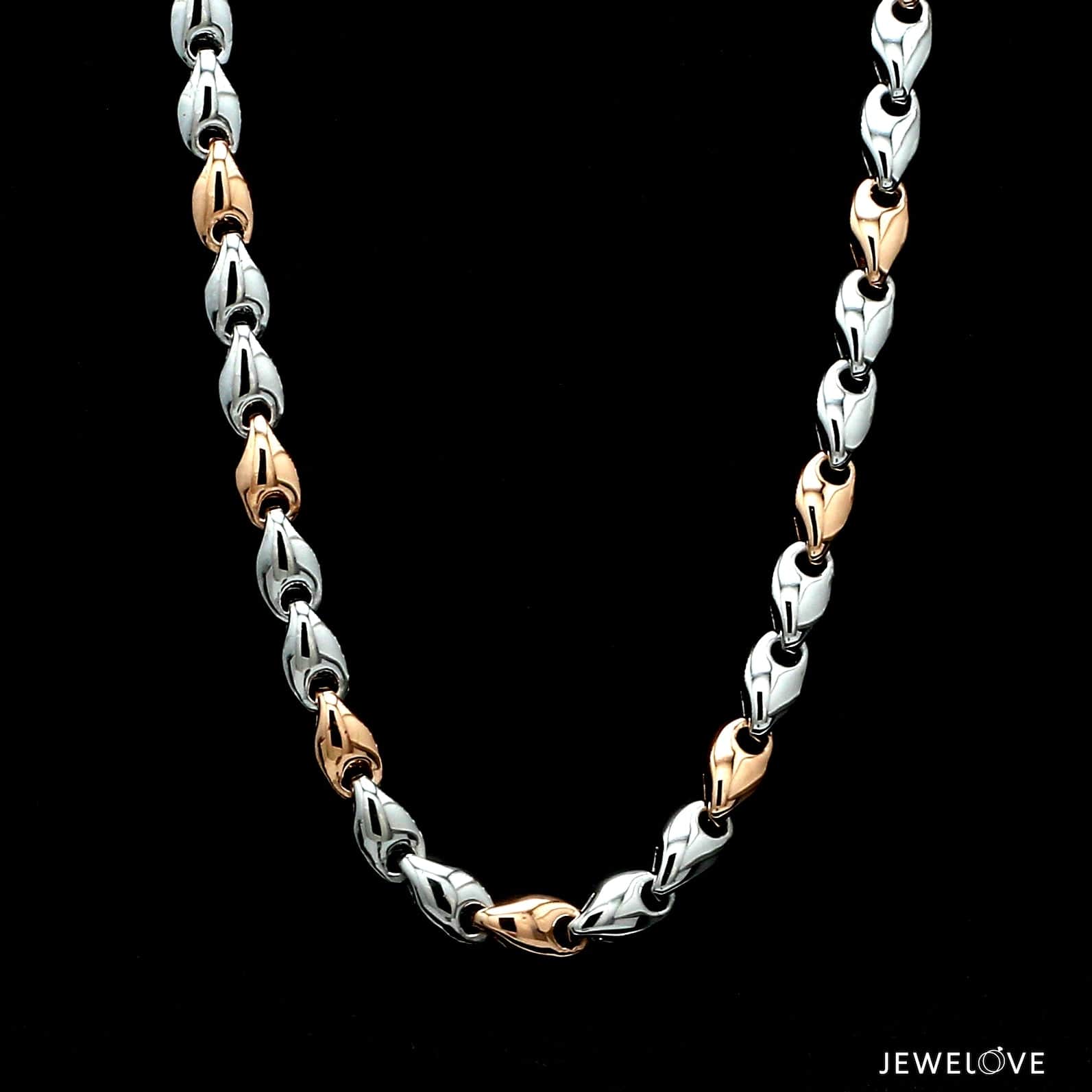 Jewelove™ Chains Men of Platinum | 5.75mm Platinum Rose Gold Heavy ...