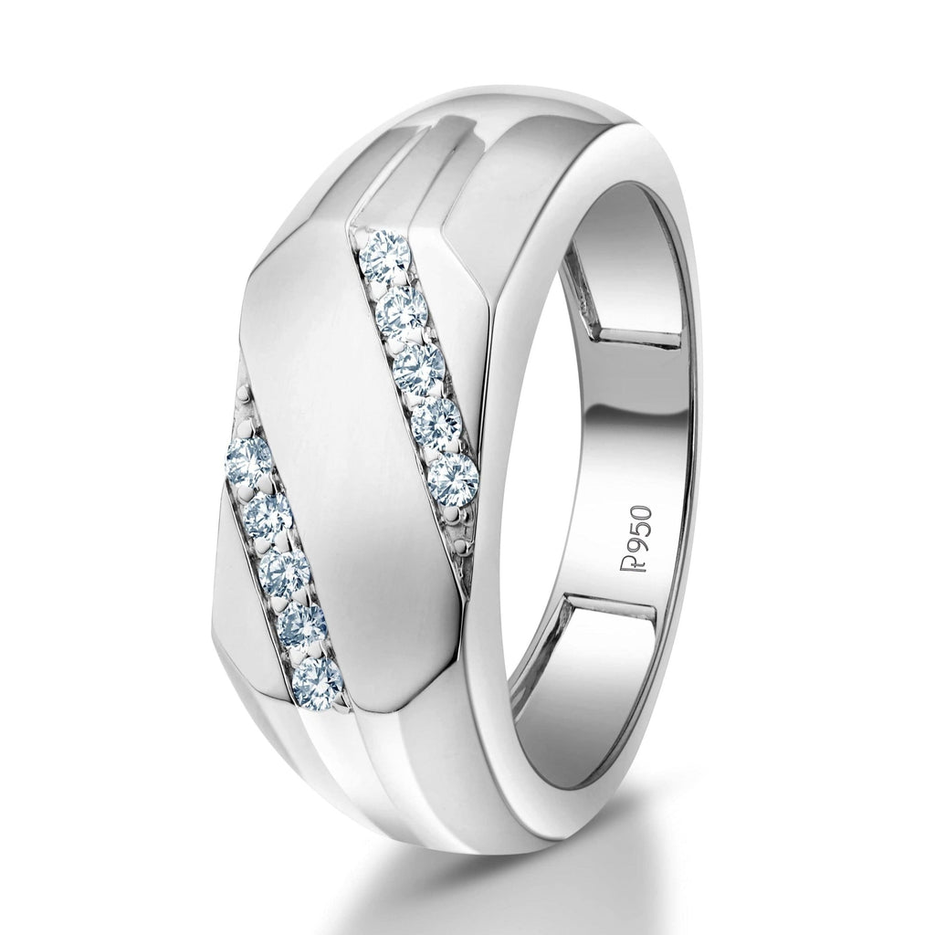Men of Platinum | Diamonds Platinum Ring for Men JL PT 1084 – Jewelove™