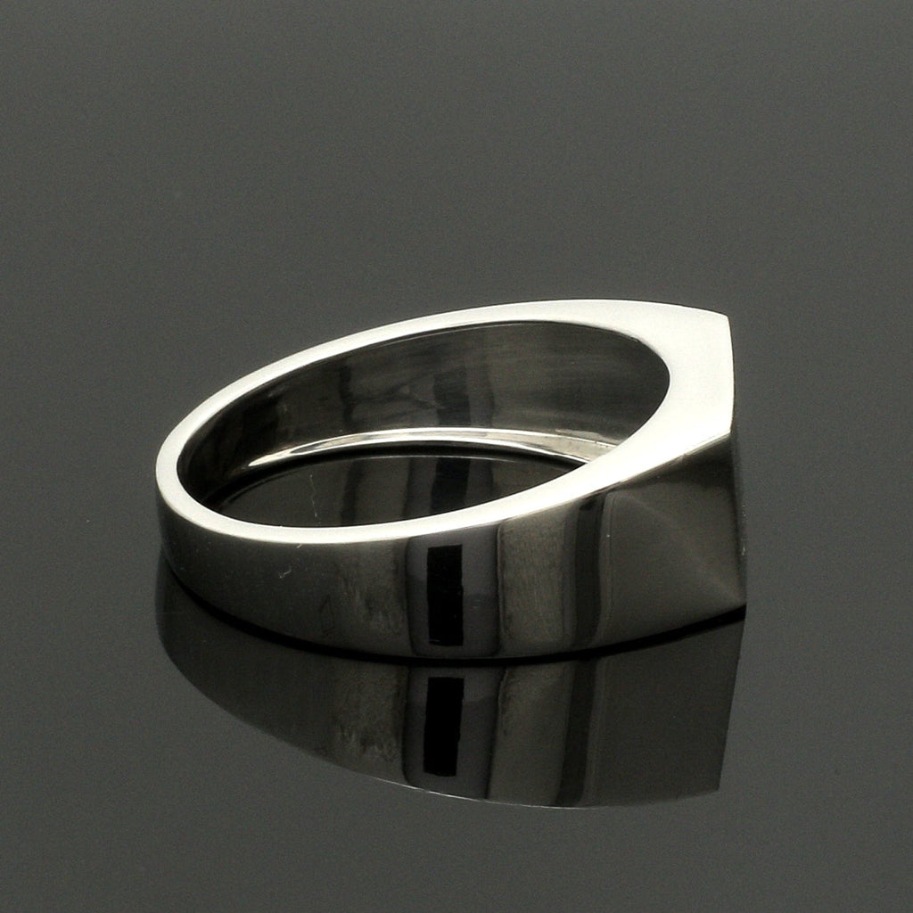 Jewelove™ Rings Men's Band only Men of Platinum | Heavy Platinum Signet ...