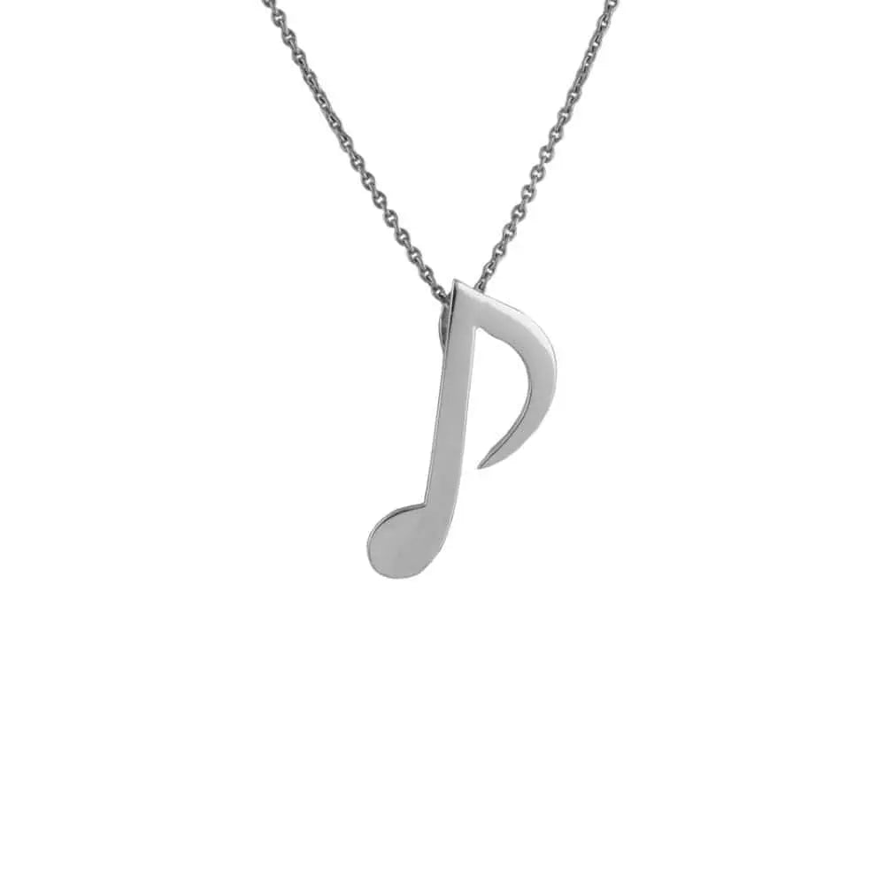 Jewelove™ Pendants Plain Pendant 8th Note / Quaver Musical Note Pendant ...