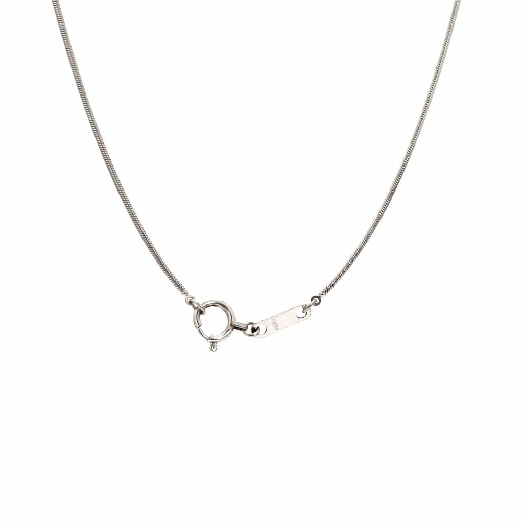 Buy Plain Platinum Snake Chain SJ PTO 712 in India