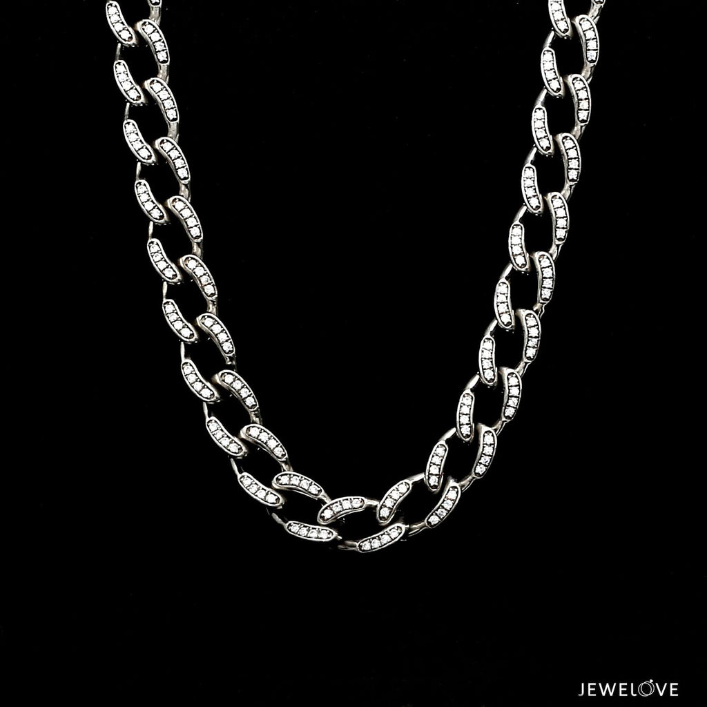 Platinum Diamond Heavy Chain for Men JL PT CH 1327 – Jewelove™
