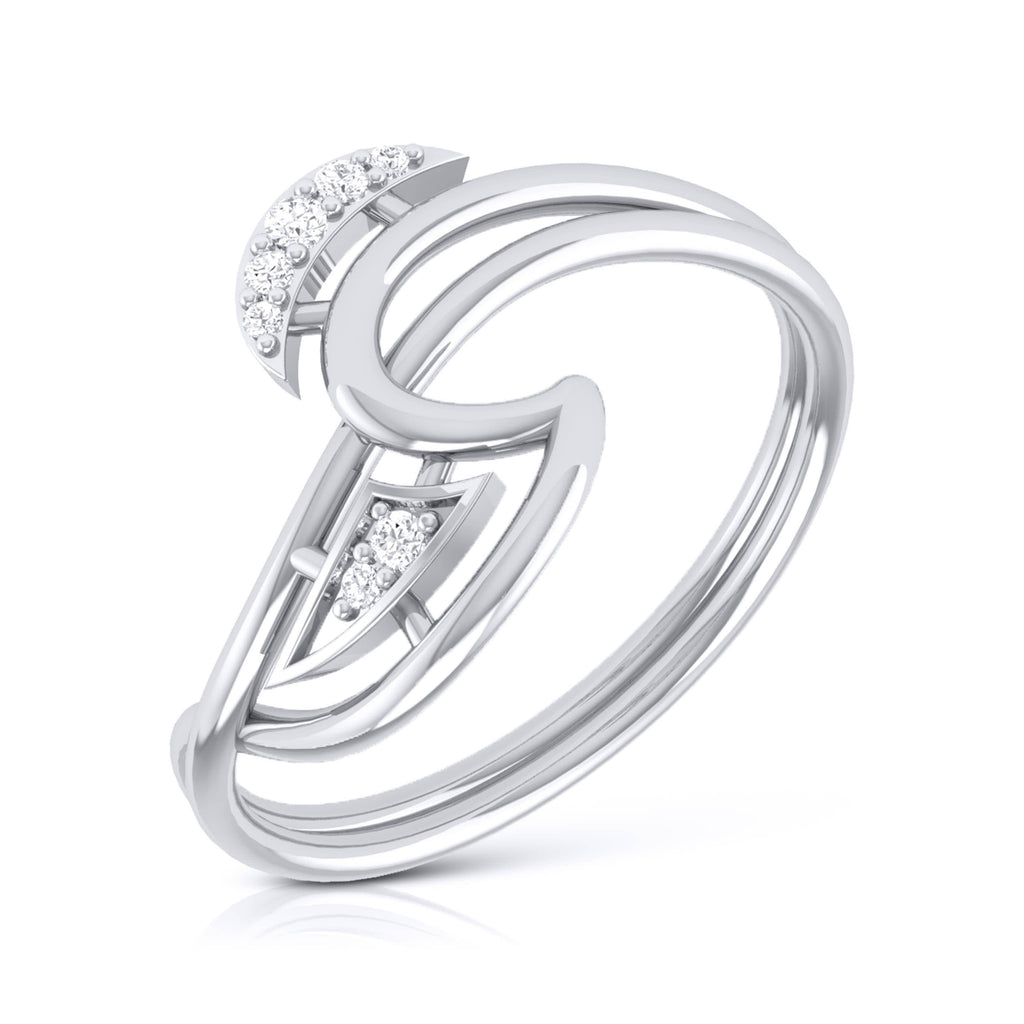 Platinum Diamond Ring for Women JL PT LR 102 – Jewelove™