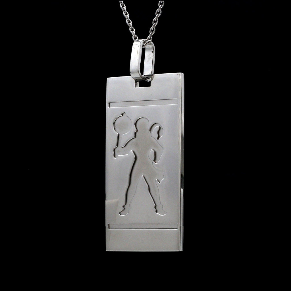 Platinum Double Side Pendant JL PT Hanuman & Ganesh Ji – Jewelove™