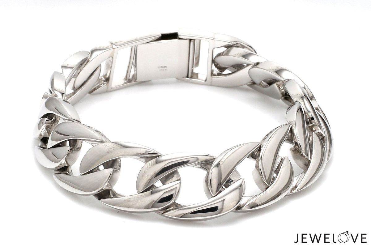 Platinum Heavy Bracelet for Men JL PTB 1183