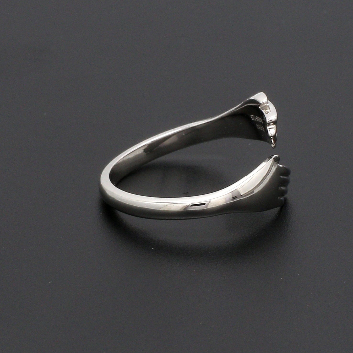 Jewelove™ Rings Platinum Hug Unisex Ring JL PT 938
