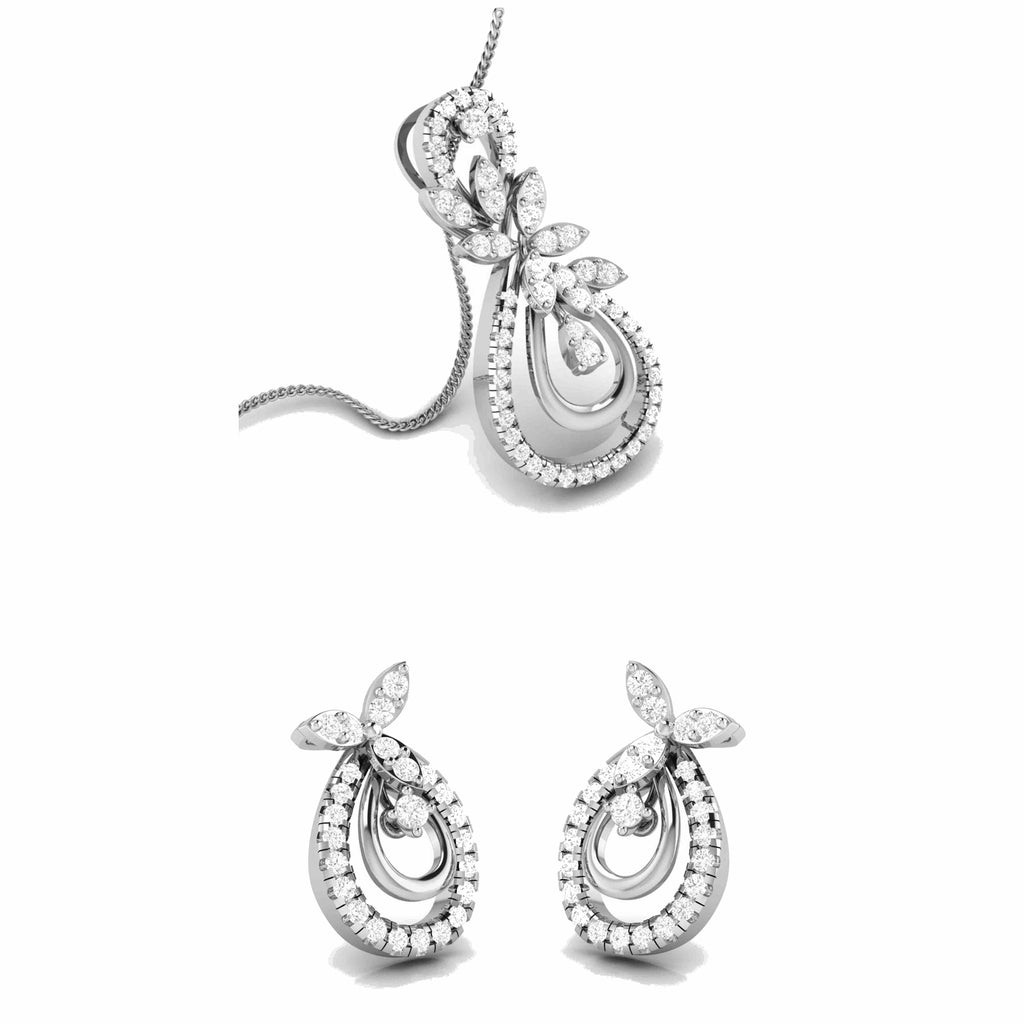 Platinum Pendant Set with Diamonds JL PT P 5 – Jewelove™
