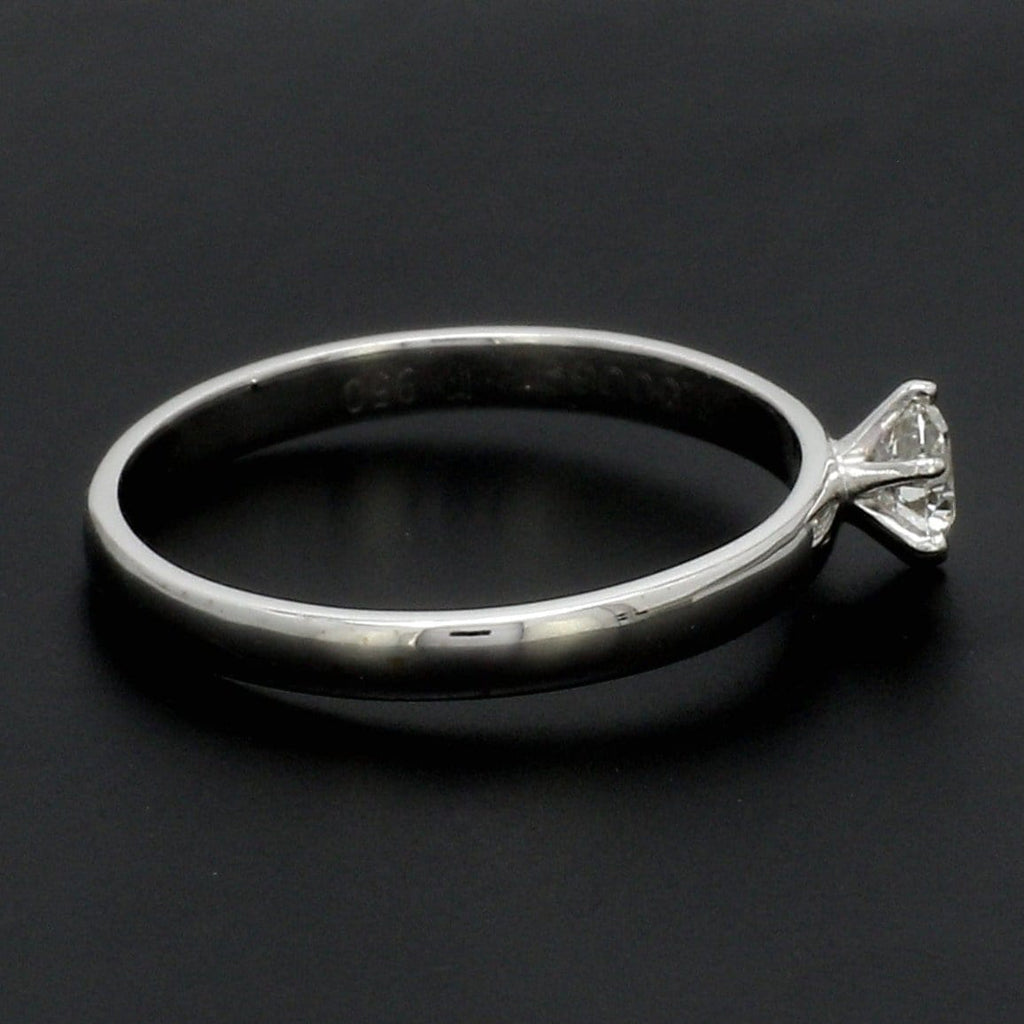 15 Pointer Classic 6 Prong Platinum Ring SKU 0012-A