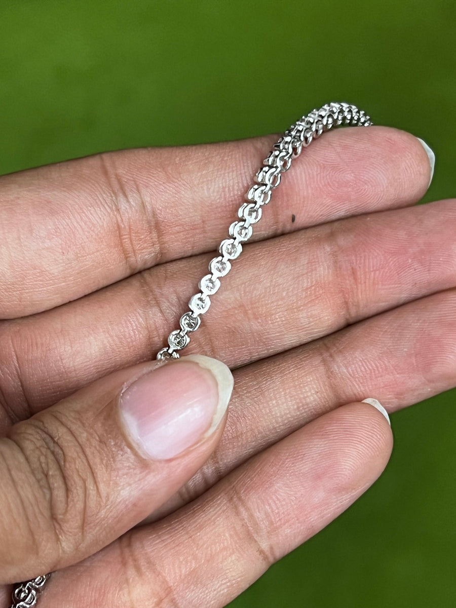 3 Pointer Diamond Tennis Bracelet JL PTB 755-A