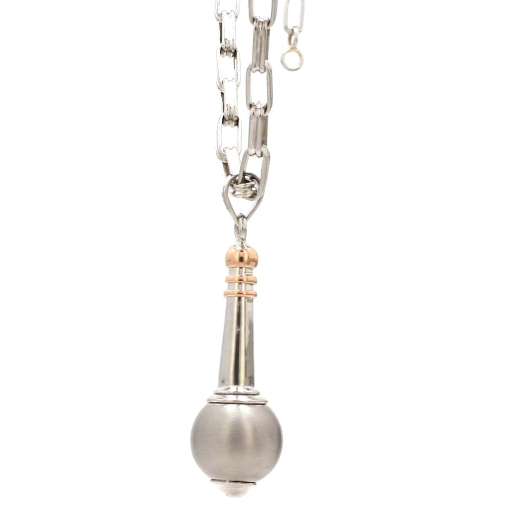 Jewelove™ Pendants Platinum Rose Gold Gada Pendant for Men JL PT Gada